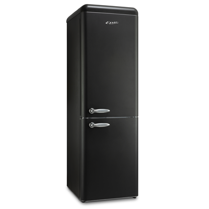 Epic Retro Fridge (ERFF111BL) - Black Matte | Hush Home Furnishings
